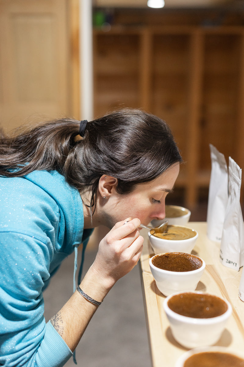 Cupping Coffee with the Ruby Roasting & Sourcing Team - Saturday, Marc – Ruby Coffee Roasters