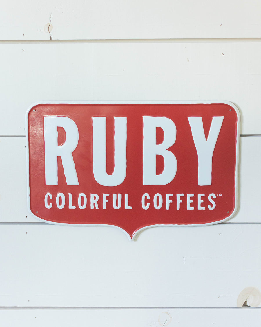 Ruby Tin Sign – Ruby Coffee Roasters