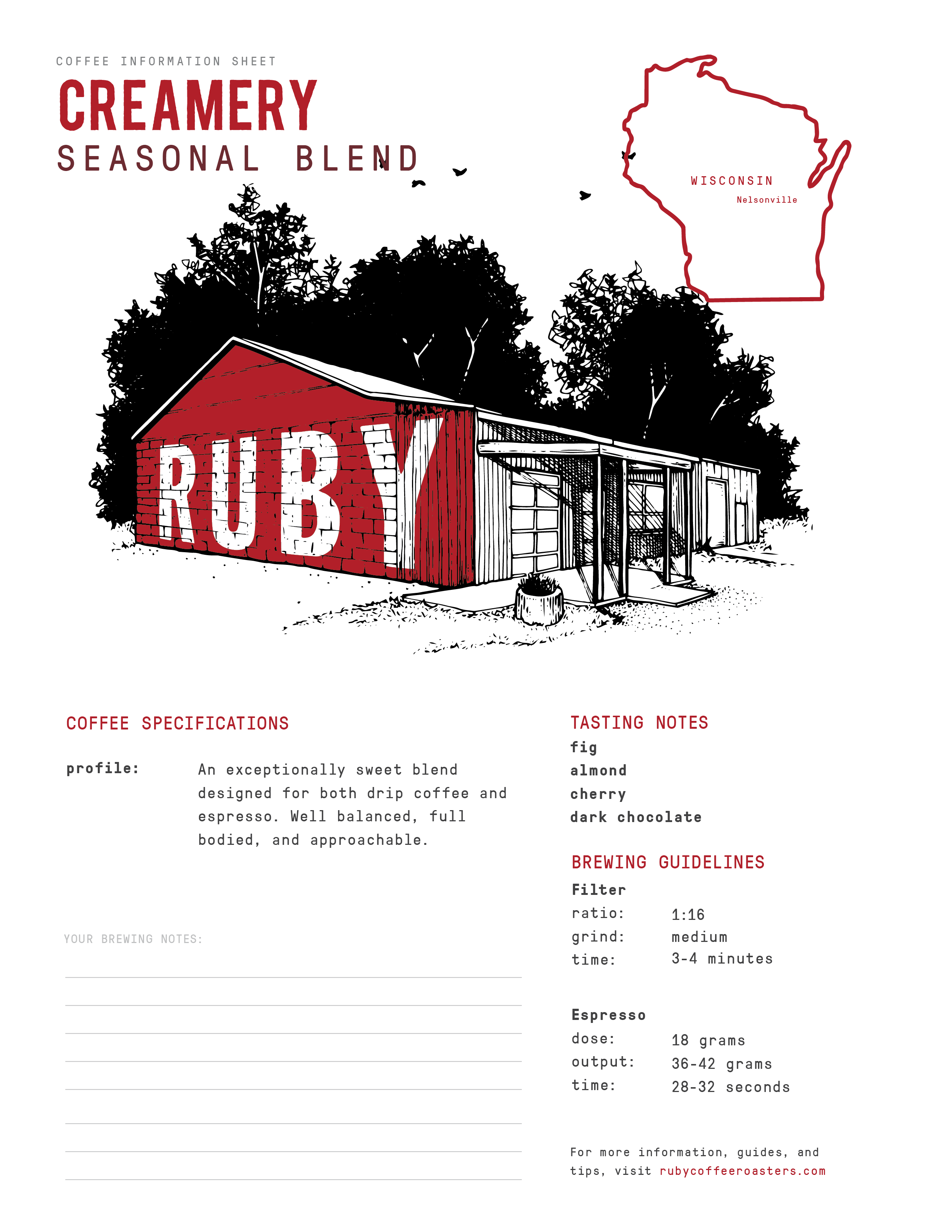 Creamery Seasonal Blend – Ruby Coffee Roasters
